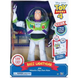 TOY STORY 4 BUZZ LIGHTYEAR with Interactive Drop-Down Action